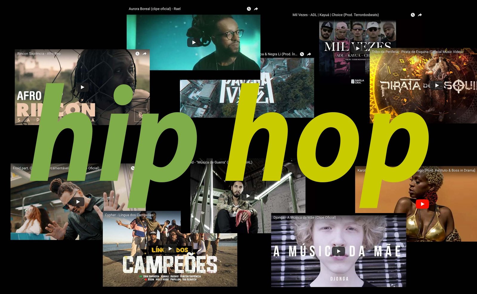Dez clipes que representam o novo hip hop | AMBROSIA